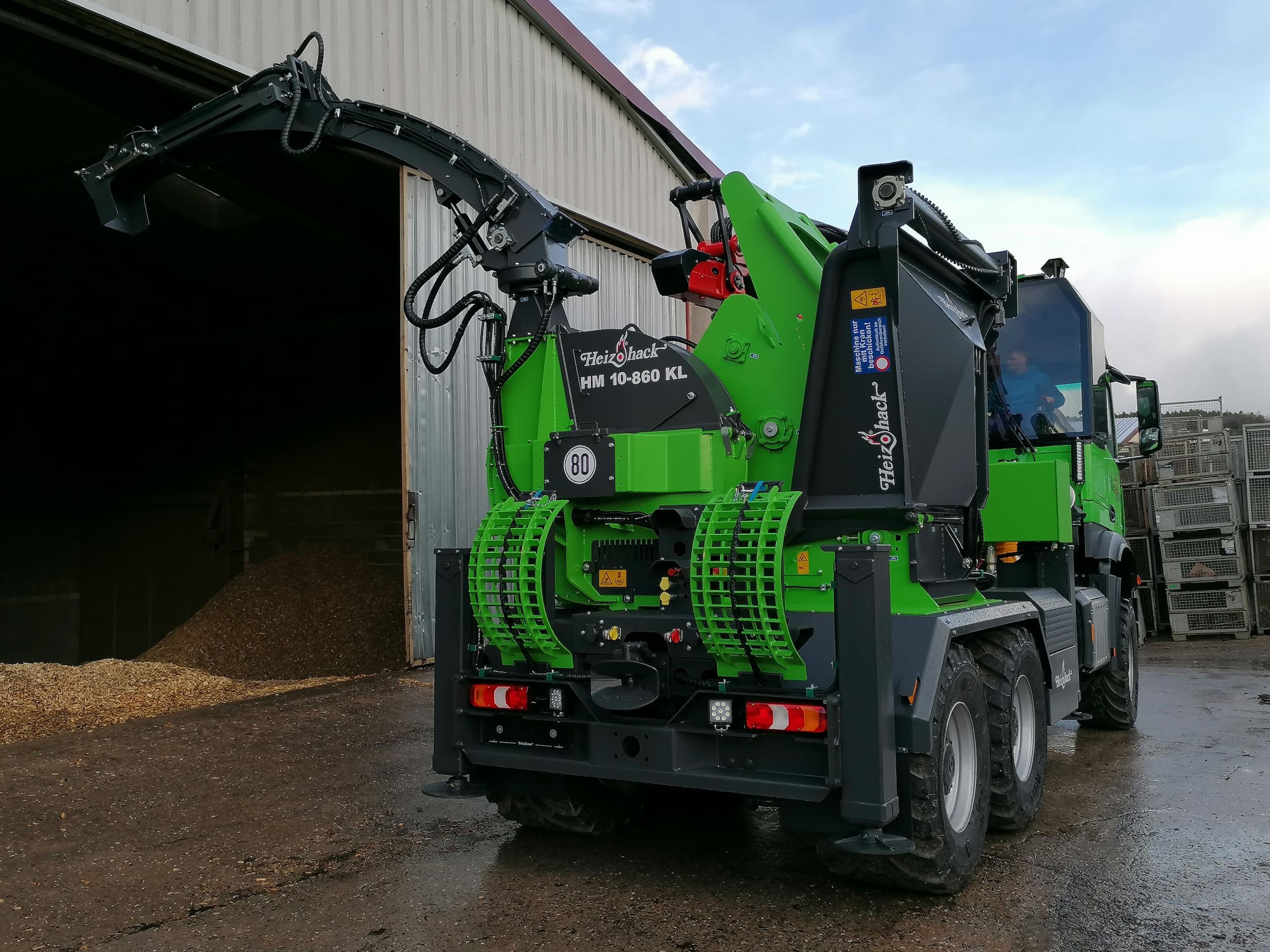 NEW Heizohack truck chipper model launched - HM10-860KL